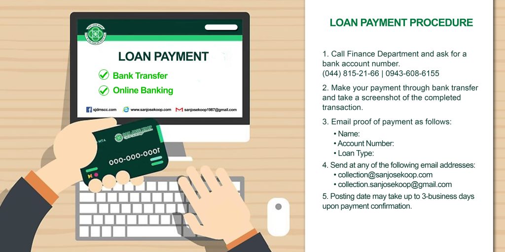 Bank Payment – San Jose Koop