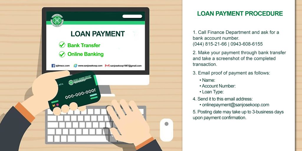 Bank Payment – San Jose Koop